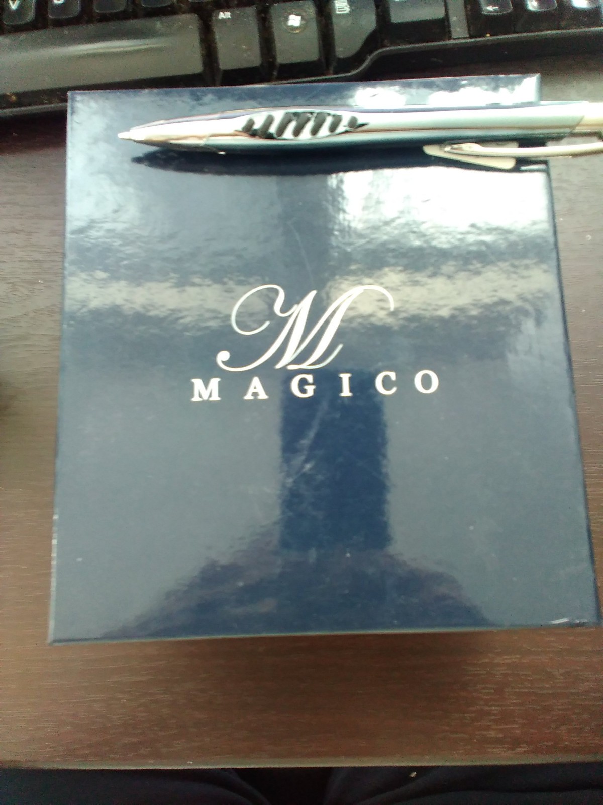 MAGICO AUTOMATIC WATCH Blue Carbon Fiber Dial w/Box & Papers | eBay
