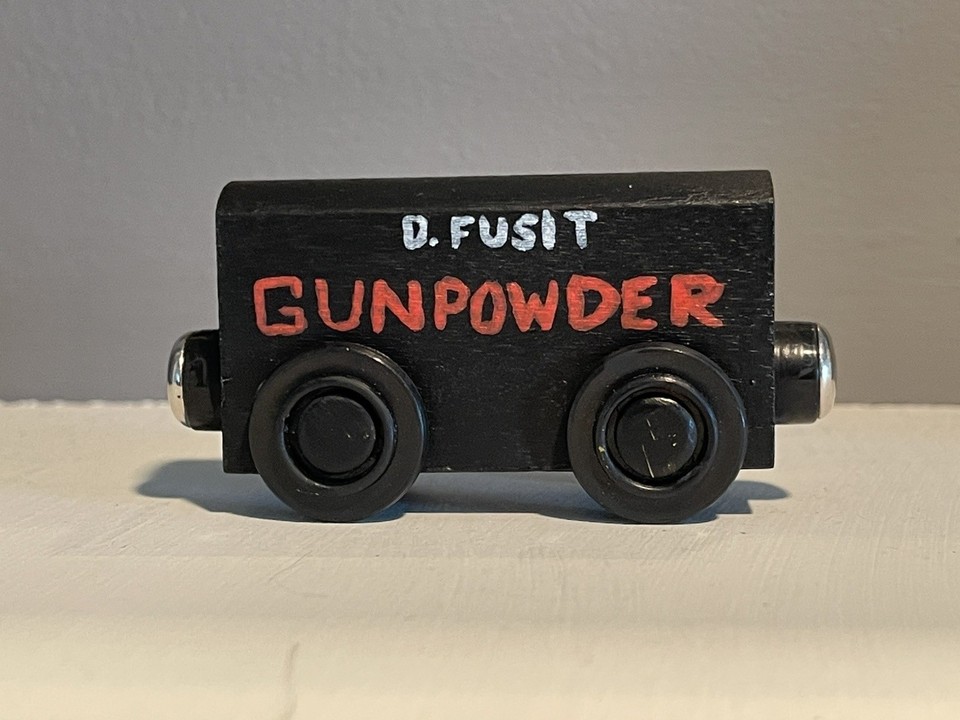 CUSTOM Thomas Wooden D Fusit Gunpowder Wagon Skarloey Railway ...