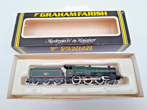 Graham Farish - 140A N- Gauge - Hall Class Baggrave Hall (Boxed Special ...