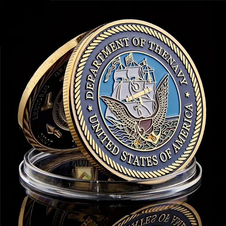 Navy USS Independence CV-62 Challenge Coin Collectable Military Ship 1 ...