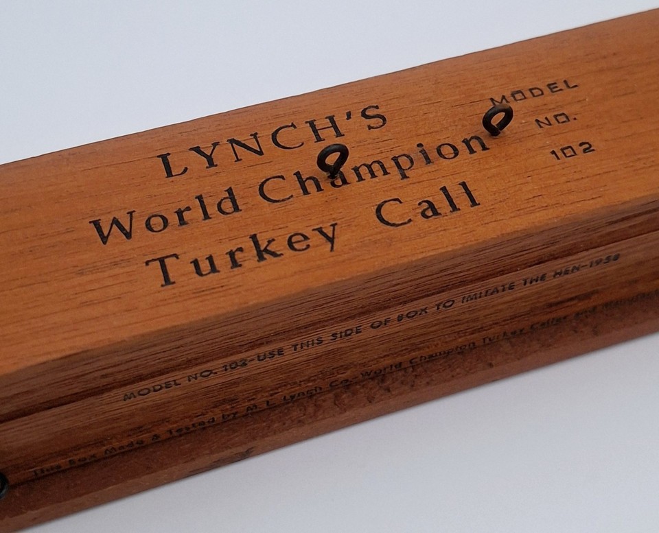 Lynch's World Champion Turkey Call, Model No. 102, 1958 Vintage | eBay