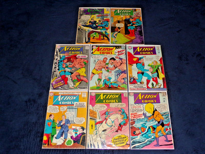 ACTION COMICS 306 336 338 351 353 354 356 359 NEAL ADAMS SUPERMAN LOT ...