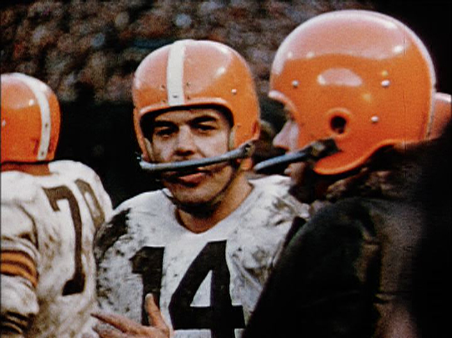 1954 NFL Championship Game at Cleveland, Browns vs Lions in COLOR Now ...