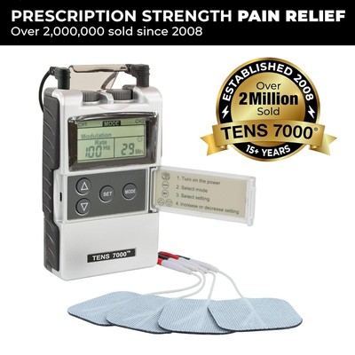 TENS 7000 Digital TENS Unit With Accessories - TENS Unit Muscle ...