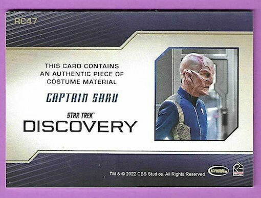 2022 Star Trek Discovery Season 3 Material Doug Jones as Captain Saru ...