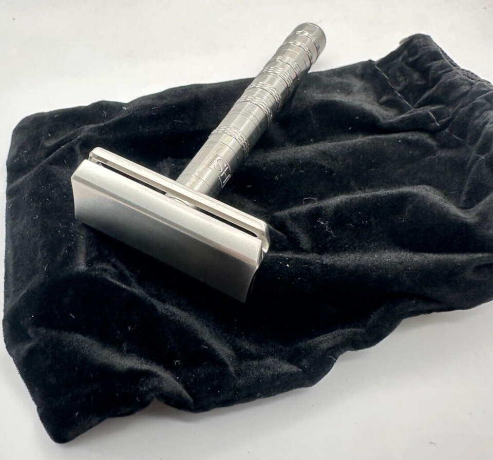 Henson Shaving Ti22 Titanium, Aggressive Exposure + STAND + 100 RAZORS ...