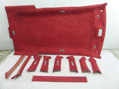 VW Jetta Wagon Custom Diamond Stitched Headliner Red MK4 00-05 OEM | eBay