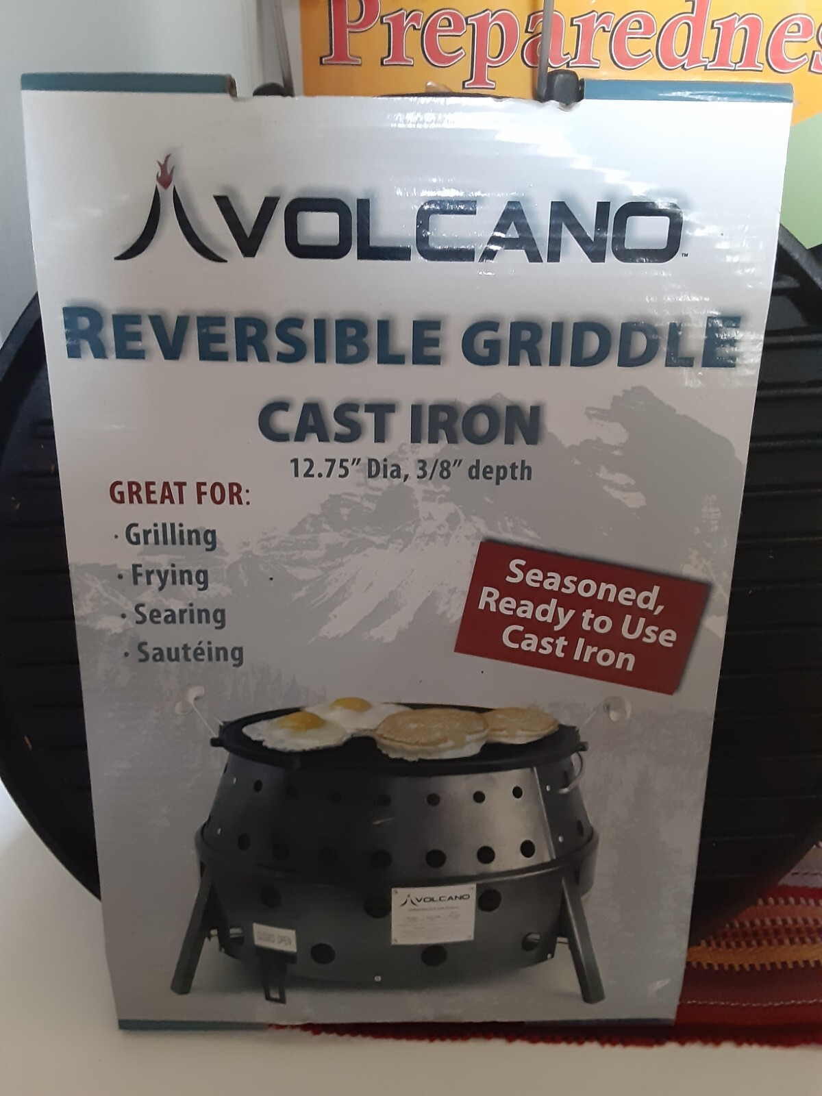 Volcano 2 II Portable Propane Wood Charcoal Collapsible Grill Stove ...