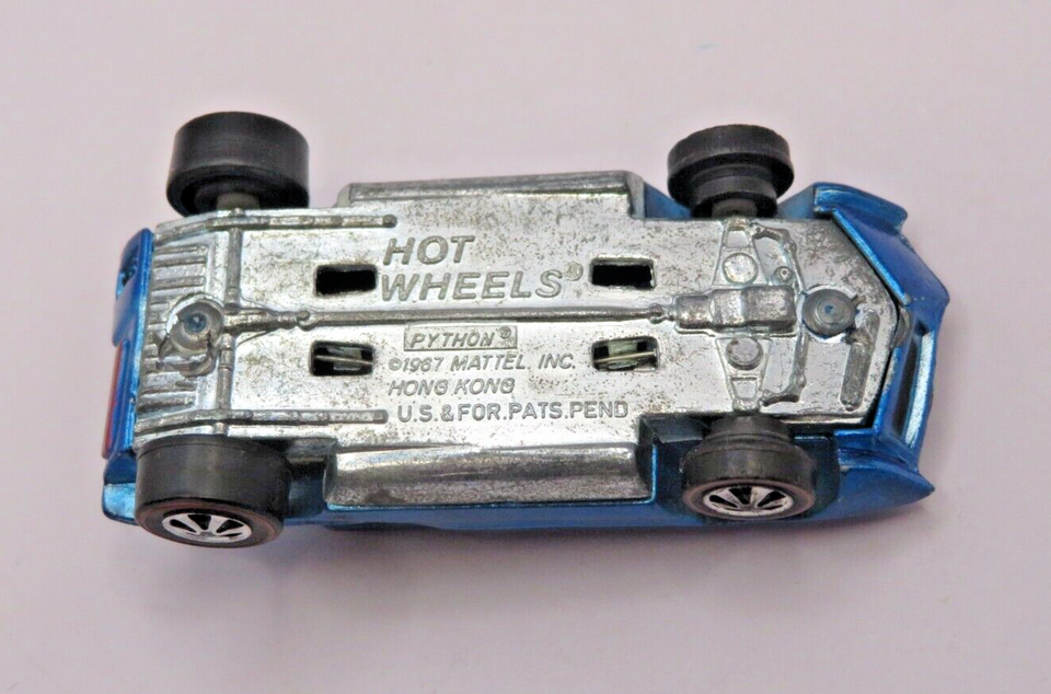 1968 Vintage Hot Wheels Python H.K. Blue Redlines ! | eBay