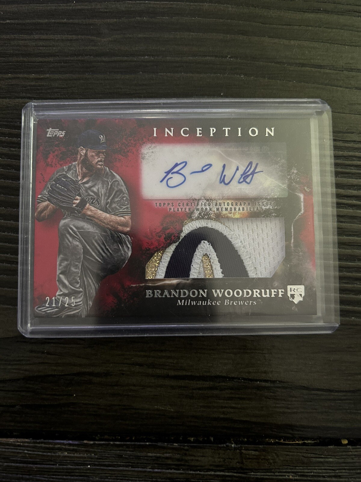 2018 Topps Inception Brandon Woodruff Autograph Rookie RPA /25 | eBay