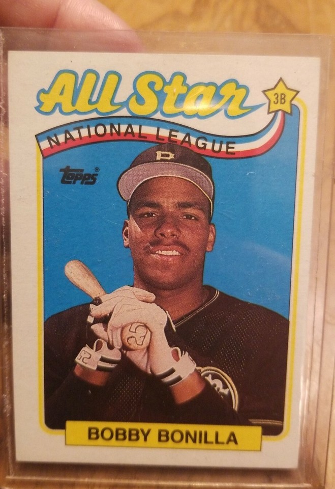 1989 RARE MISPRINT Topps Pittsburgh Pirates Baseball Card #388 Bobby ...