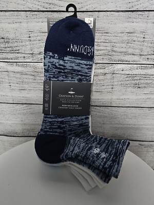 Grayson & Dunn Golf Collection Performance Comfort Golf Socks Men’s 6 ...