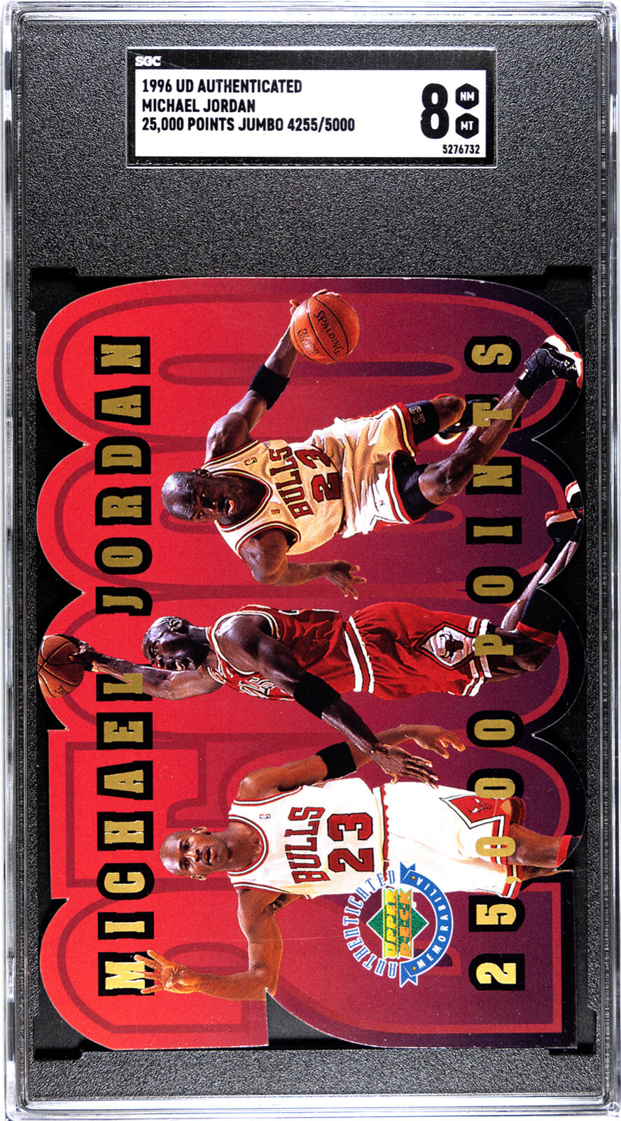1996 Upper Deck Authenticated - Michael Jordan #MJ25 25,000 Points ...