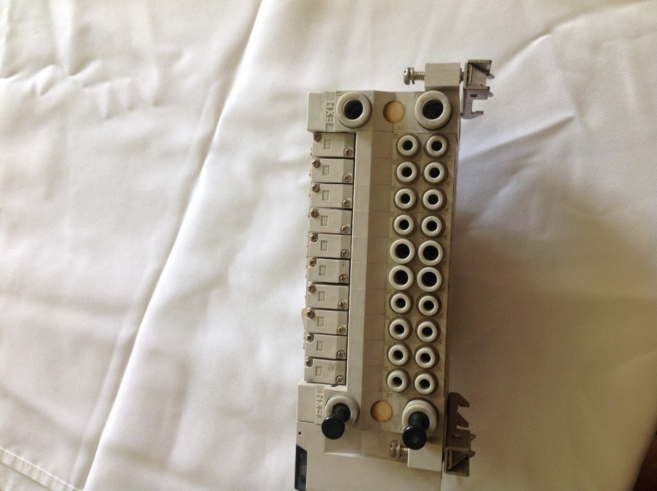 SMC Manifold Block SB with 10 Blocks VQ1101-5C VQ1201-5C EX120-SMB1 | eBay