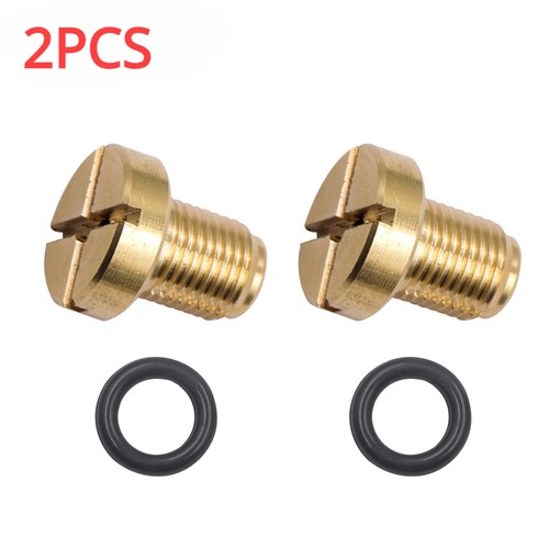 2PCS Vent Brass Radiator Coolant Bleed Screw For BMW E36 E39 E46 ...