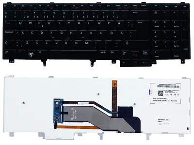 FIN Keyboard DELL Latitude E5520 E6540 E6530 E6520 LED | eBay