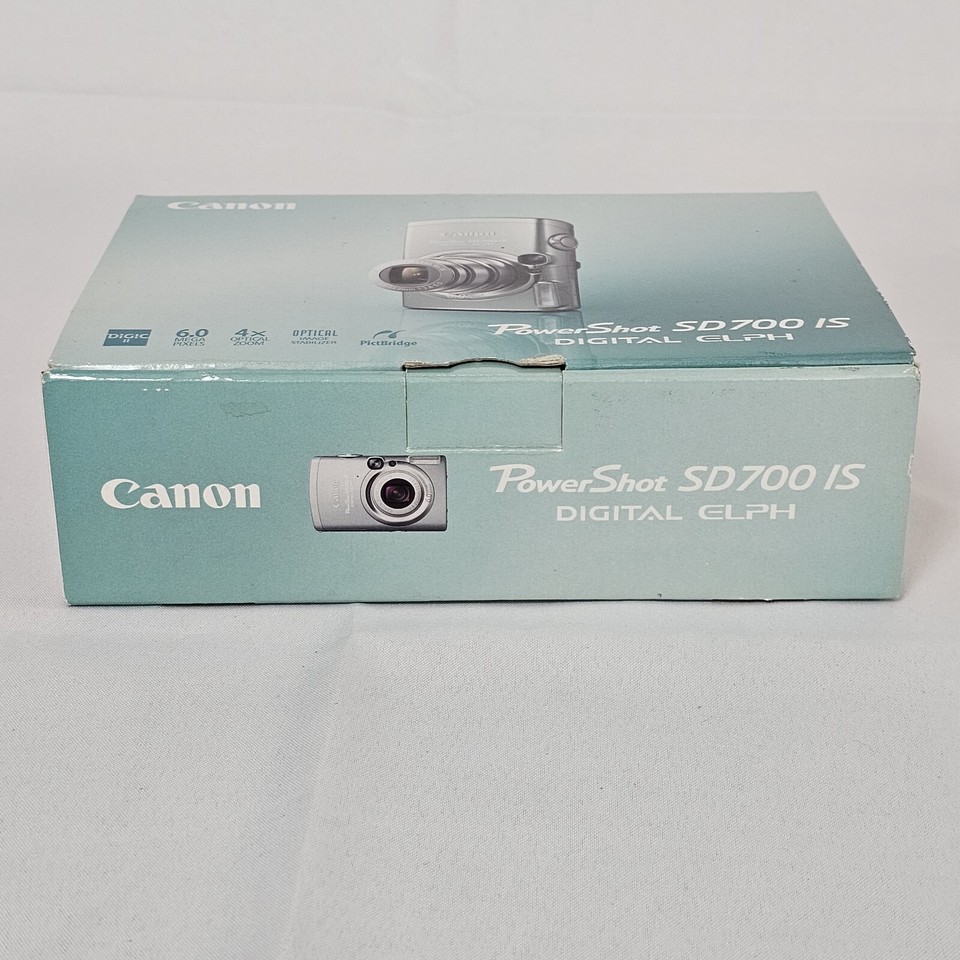 Canon PowerShot SD700 IS Digital Camera BOX AND EXTRAS ONLY!! NO CAMERA ...