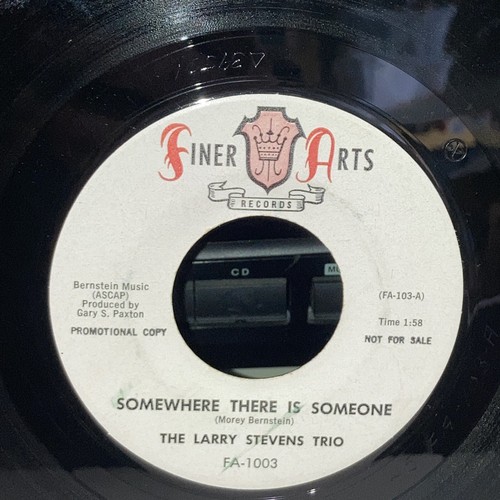 ♫hear EX • LARRY STEVENS TRIO Somewhere There Is Someone/Just Think Of ...