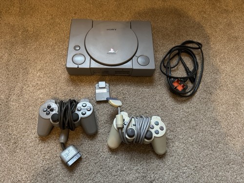 Sony PlayStation 1 Console PS1 PS One PAL SCPH-1002 with Controllers ...