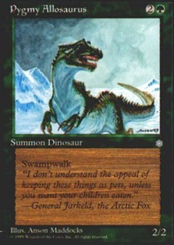 4x MTG Pygmy Allosaurus, Moderate Play, English Ice Age | eBay UK
