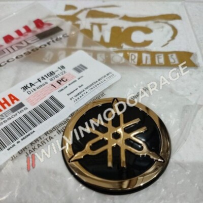 Original Yamaha RX King RXK RX135 Badge Emblem Logo GOLD Color 3KA ...