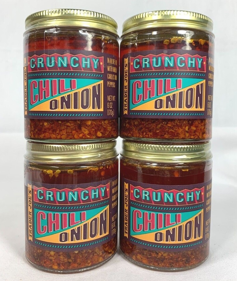 Trader Joe's Crunchy Chile Onion Crunch Choose 1-5 Jars Free Shipping ...