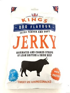 KINGS BEEF JERKY 350g !! RESEALABLE PACK !! LARGE PACK!! FREE P&P ...