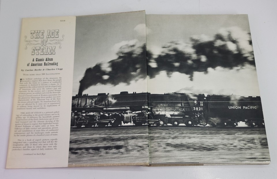The Age of Steam by Lucius Beebe Charles Clegg HCDJ Book VTG Railroad ...