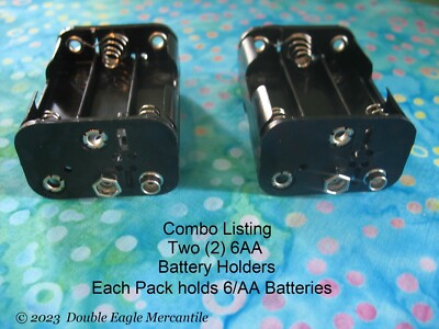 Two (2) 6AA Battery Holder Packs | eBay