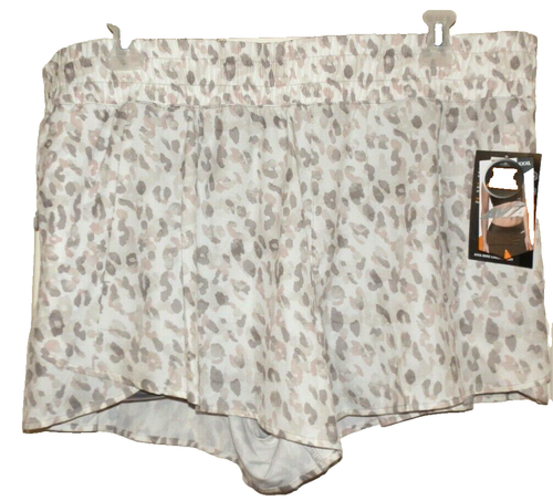 New Womens 3XL 22 Leopard Print Running Shorts with Bike Liner AVIA | eBay
