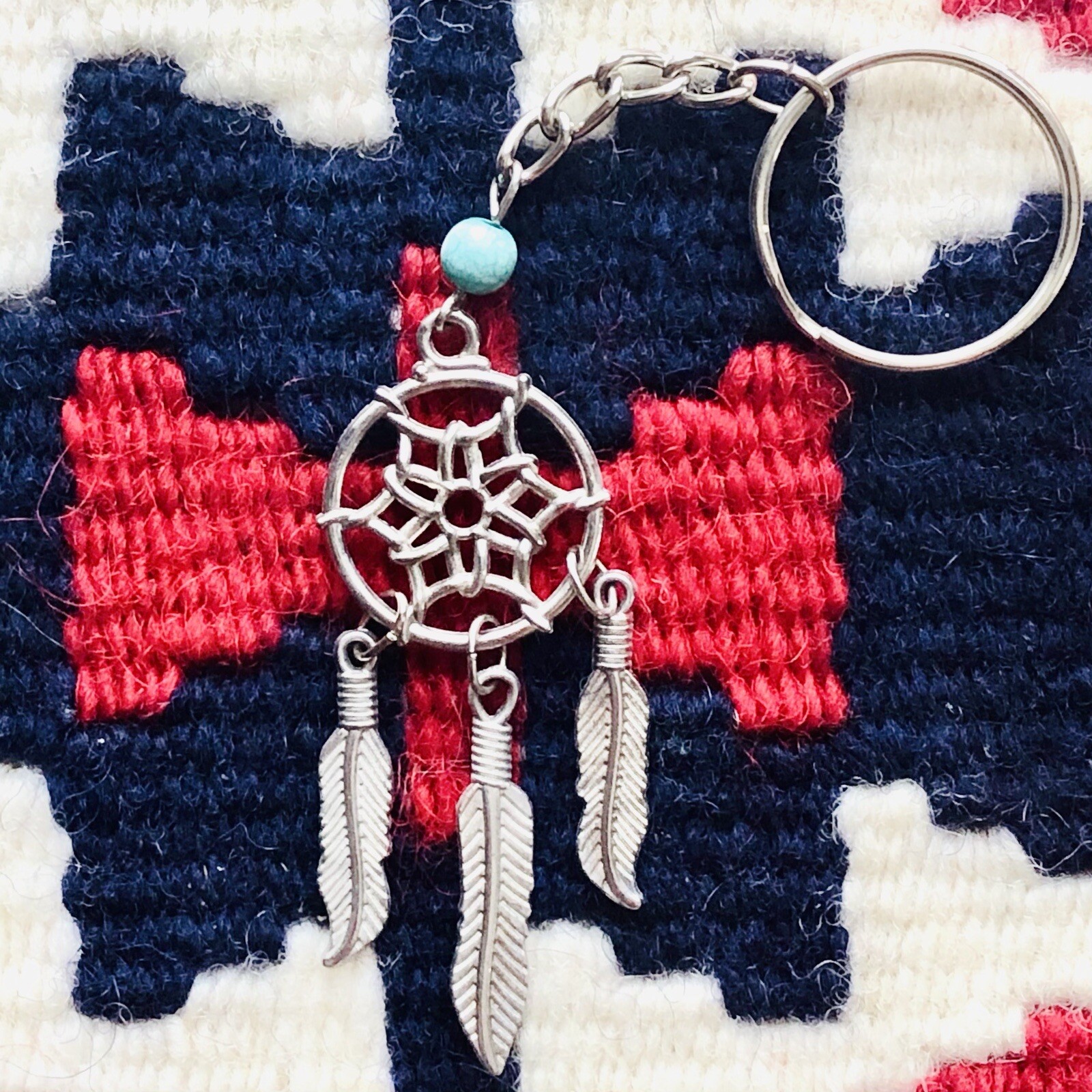 Dream Catcher Key Chain Feather Charm Key Ring Bag Pendant Southwestern ...