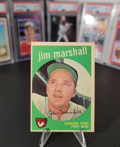 1959 Topps Baseball #153 Jim Marshall Chicago Cubs EX | eBay
