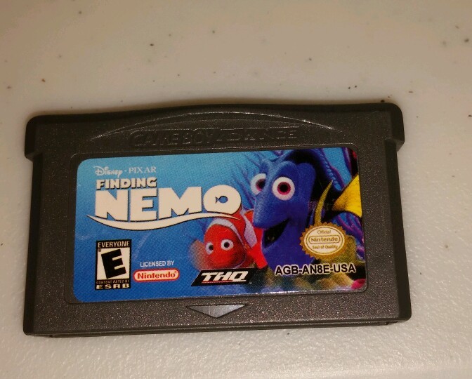 FINDING NEMO - Nintendo GAME BOY Advance Video Game! GAMEBOY TEST AND ...