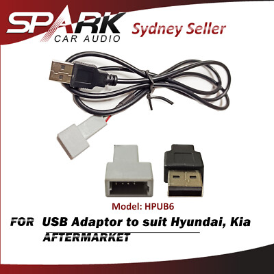 USB Adapter Adaptor Cable Retain OEM Port For Kia Carnival Sorento ...