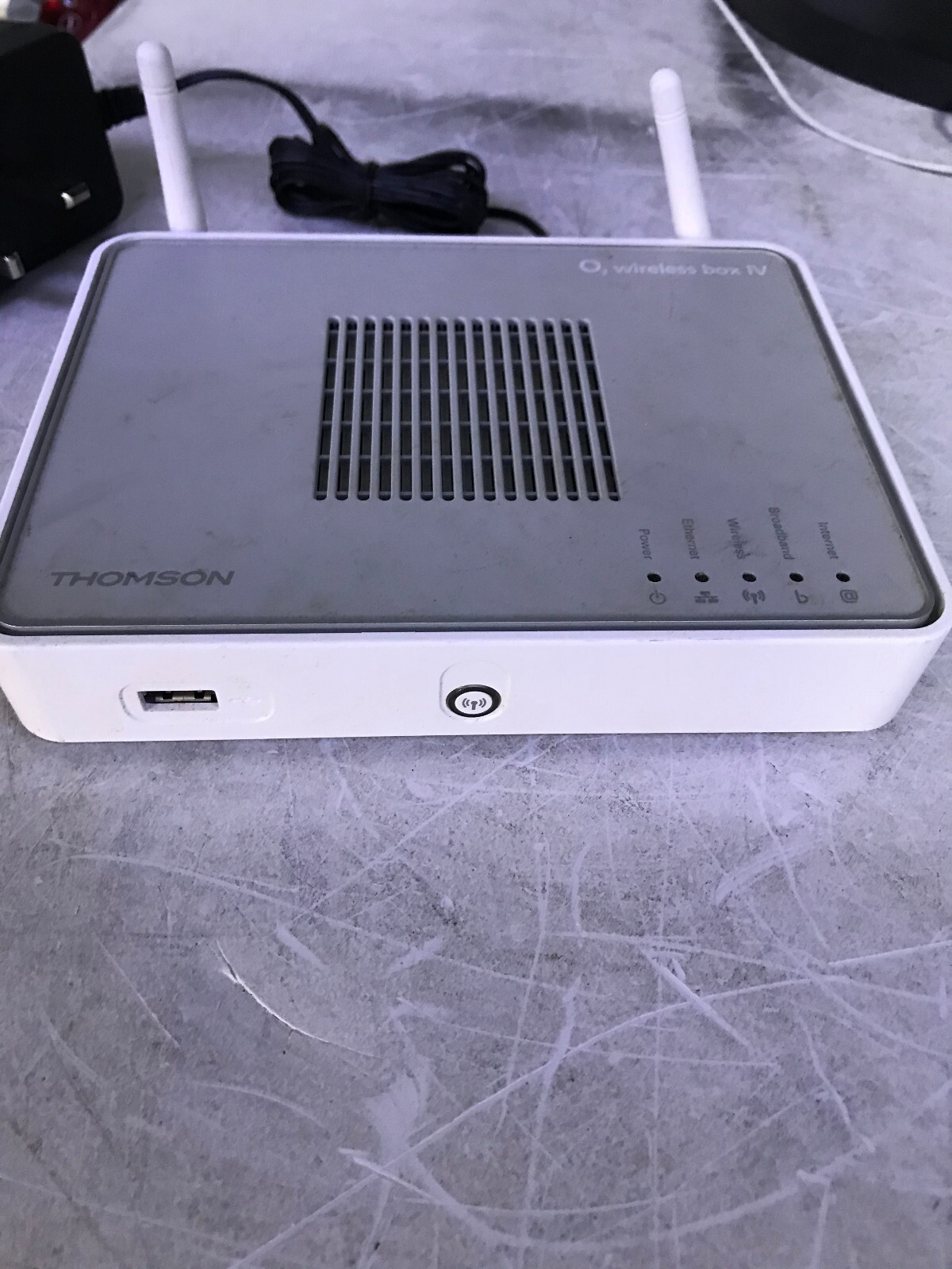 Thomson O2 wireless box IV Broadband Router #158 | eBay