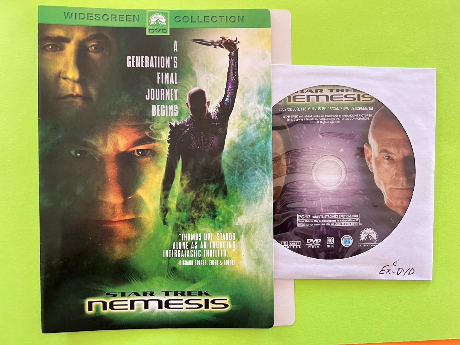 Star Trek Nemesis Dvd