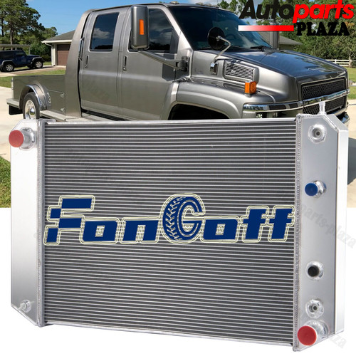 3 Row ALUMINUM RADIATOR For Chevy C60 C70 Kodiak GMC C6000 Topkick 6.0L ...