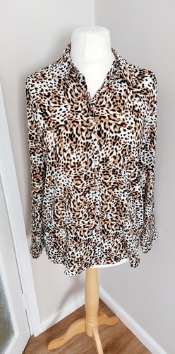 New PRIMARK Leopard Print summer blouse For Women UK 14 | eBay
