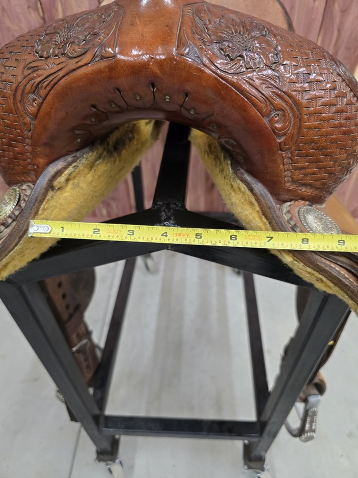 15.5" Robert Teskey Saddlery Roughout Lightweight Barrel Saddle | eBay