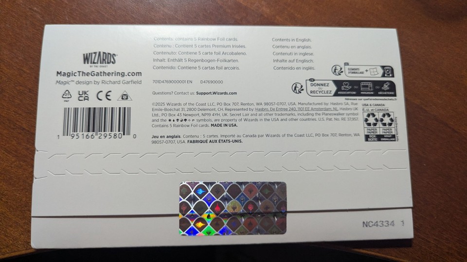 1x Secret Lair Animar & Friends Rainbow Foil Edition Sealed Magic MTG ...