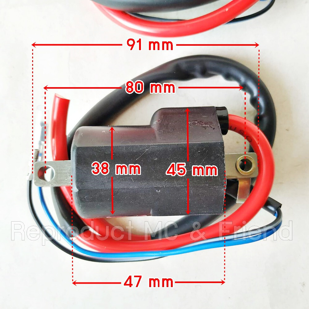 2x Ignition Coils 12V. New For Suzuki T250 T305 TC305 T350 T500 GT185 ...