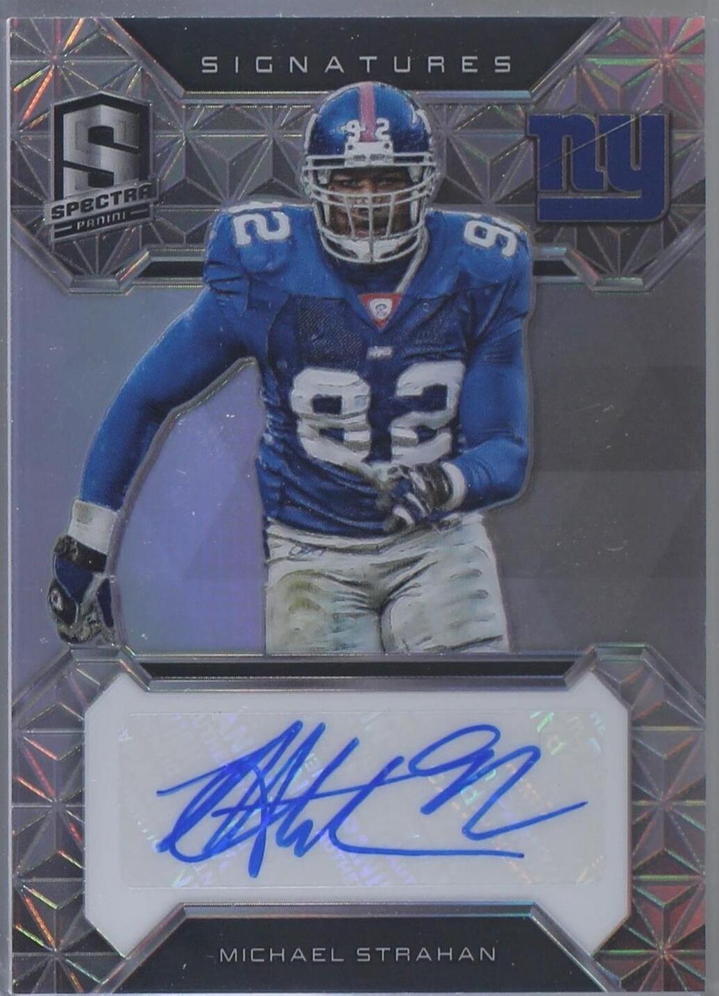2016 Panini Spectra - Signatures Michael Strahan #S-MST /25 (AU) for ...