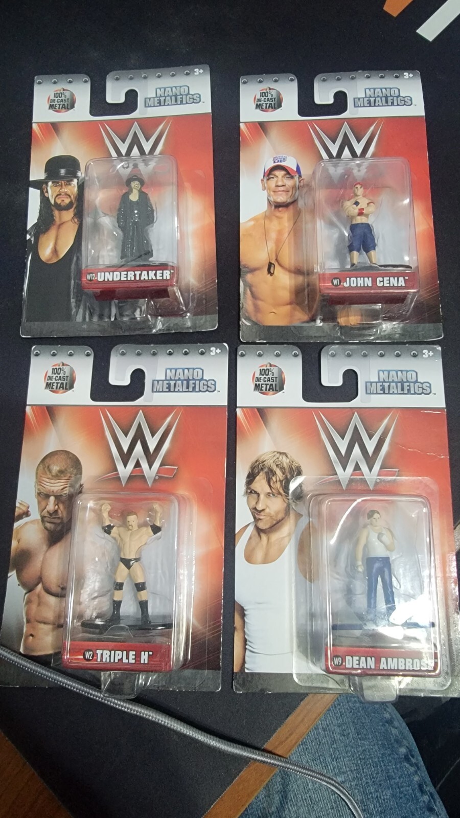 Jada Nano Metalfigs 2"Miniature Die Cast Figure WWE - NEW 4 Pack Lot | eBay