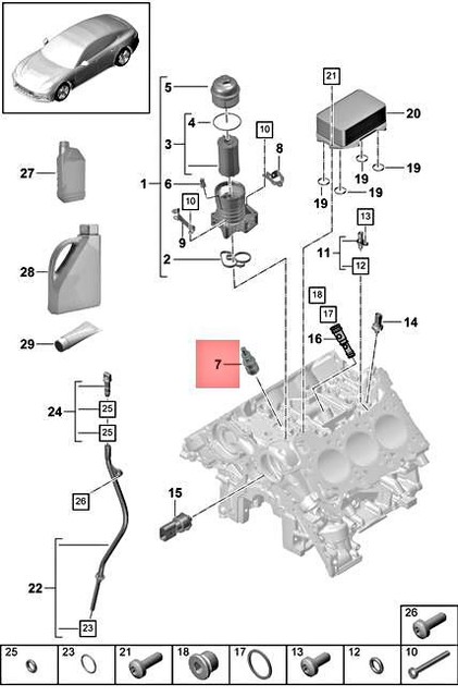 Genuine Porsche Sensor 9A7-115-201-00 for sale online | eBay