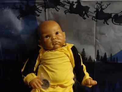 Baby Bruce Lee Hand crafted Reborn Doll/ Inspired by the Martial Arts ...