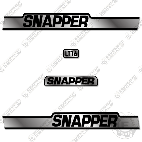 Fits Snapper LT16 Decal Kit Tractor Mower Decals - 7 YEAR 3M VINYL! | eBay