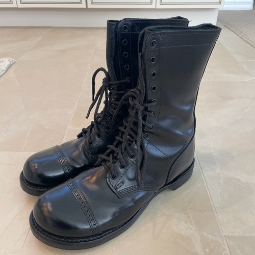 Corcoran Original Jump Boot 1500 Men 11 Black Leather 10 inch Made in USA $249 | eBay
