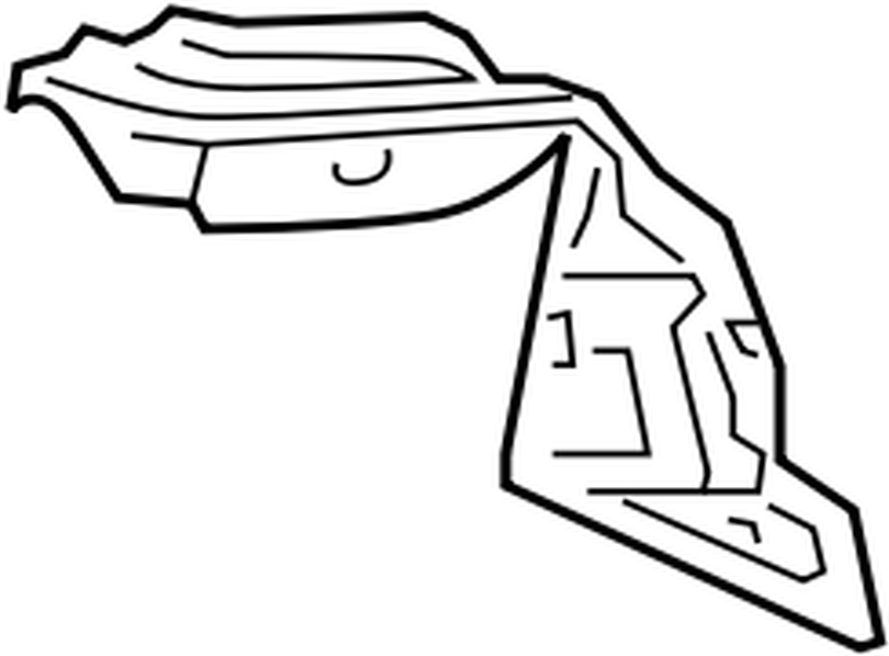 61063-30901 Toyota Trough, luggage compartment opening, rh 6106330901 ...