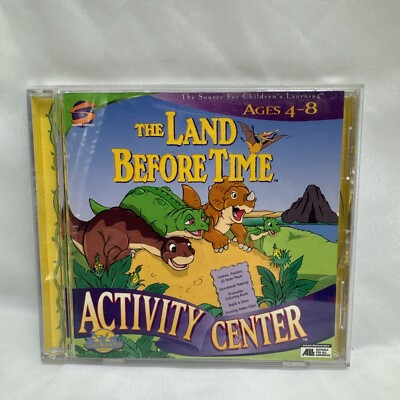 The Land Before Time PC CD ROM Activity Center Children's Learning Ages ...