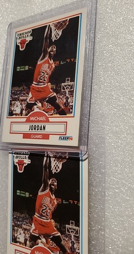 RARE ERRORS🔥1990 FLEER MICHAEL JORDAN 2 PRINT ERRORS ON ICONIC ...